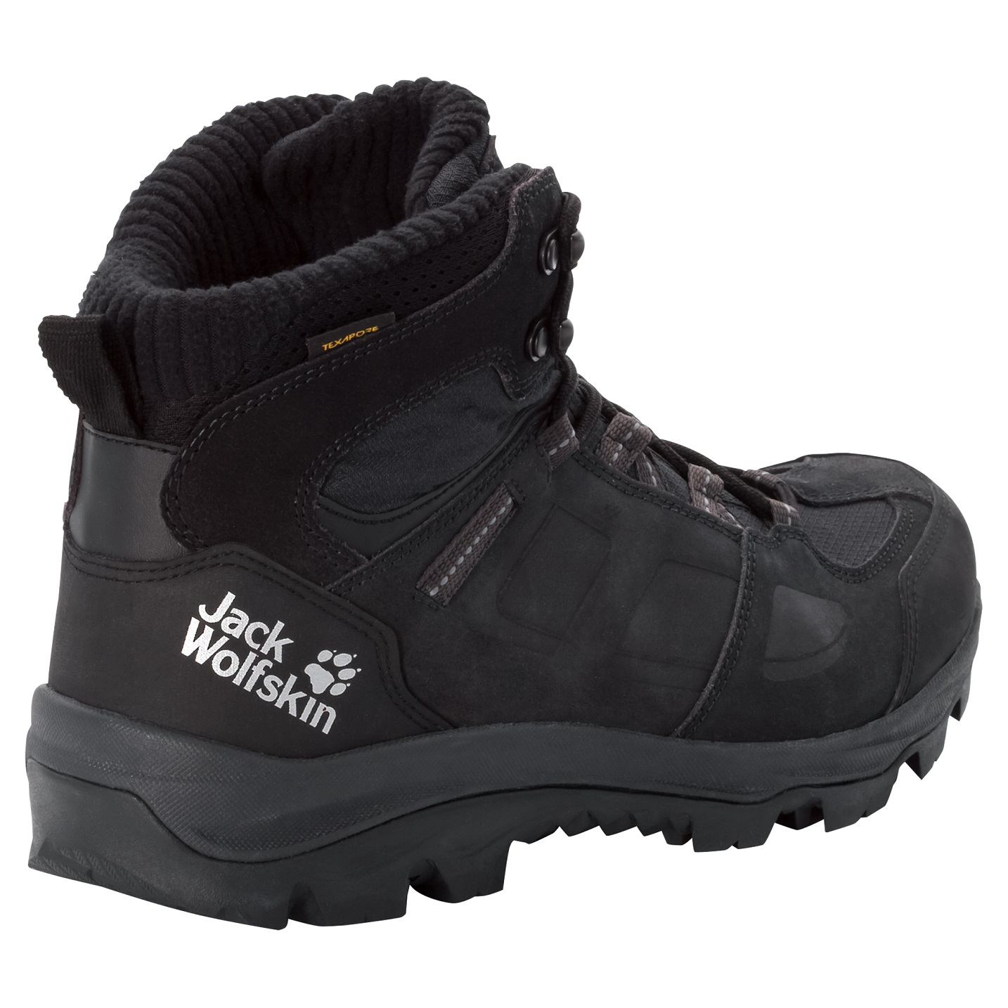 Jack Wolfskin Winter-Wanderschuhe Vojo 3 WT Mid Texapore (Veloursleder, wasserdicht) phantomgrau ...